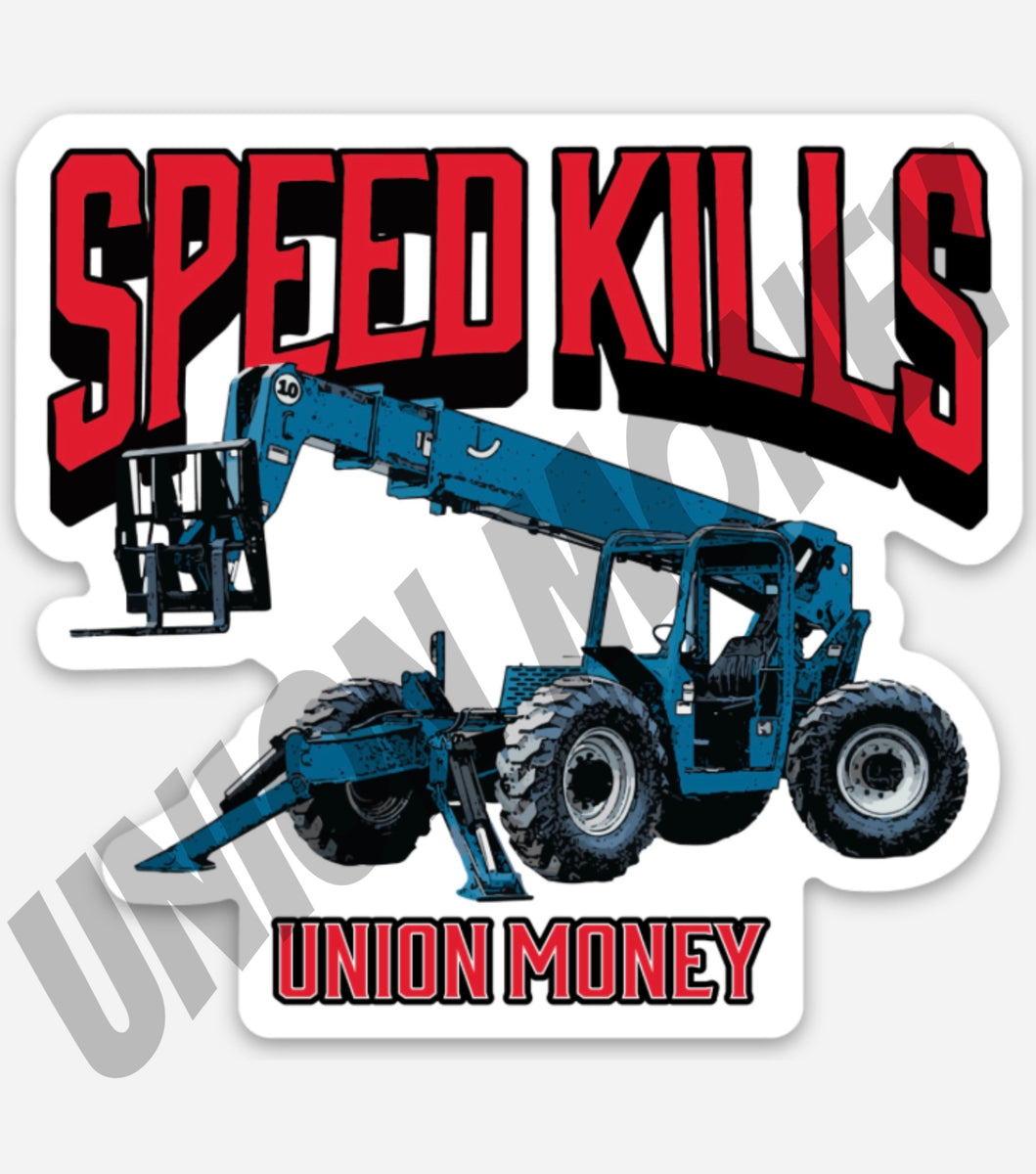 Speed Kills Sticker – UNION MONEY CO