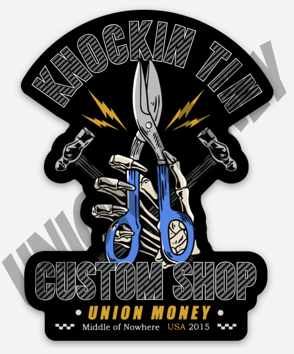 Knockin Tin Sticker – UNION MONEY CO