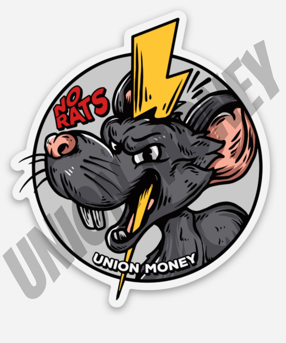 Electric Rat Sticker – UNION MONEY CO
