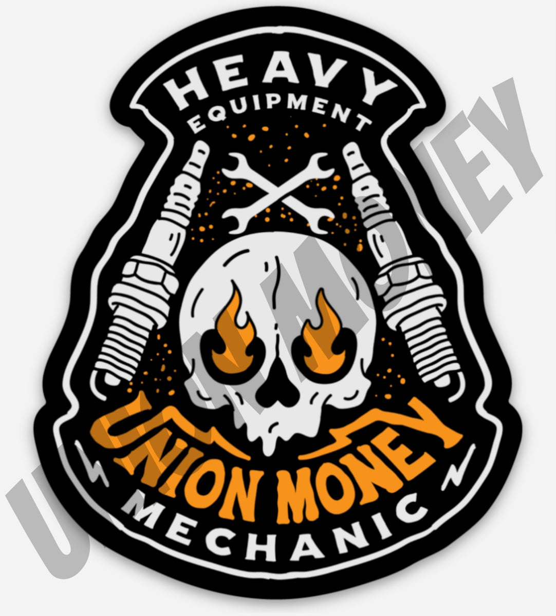 *Heavy Mechanic Sticker – UNION MONEY CO