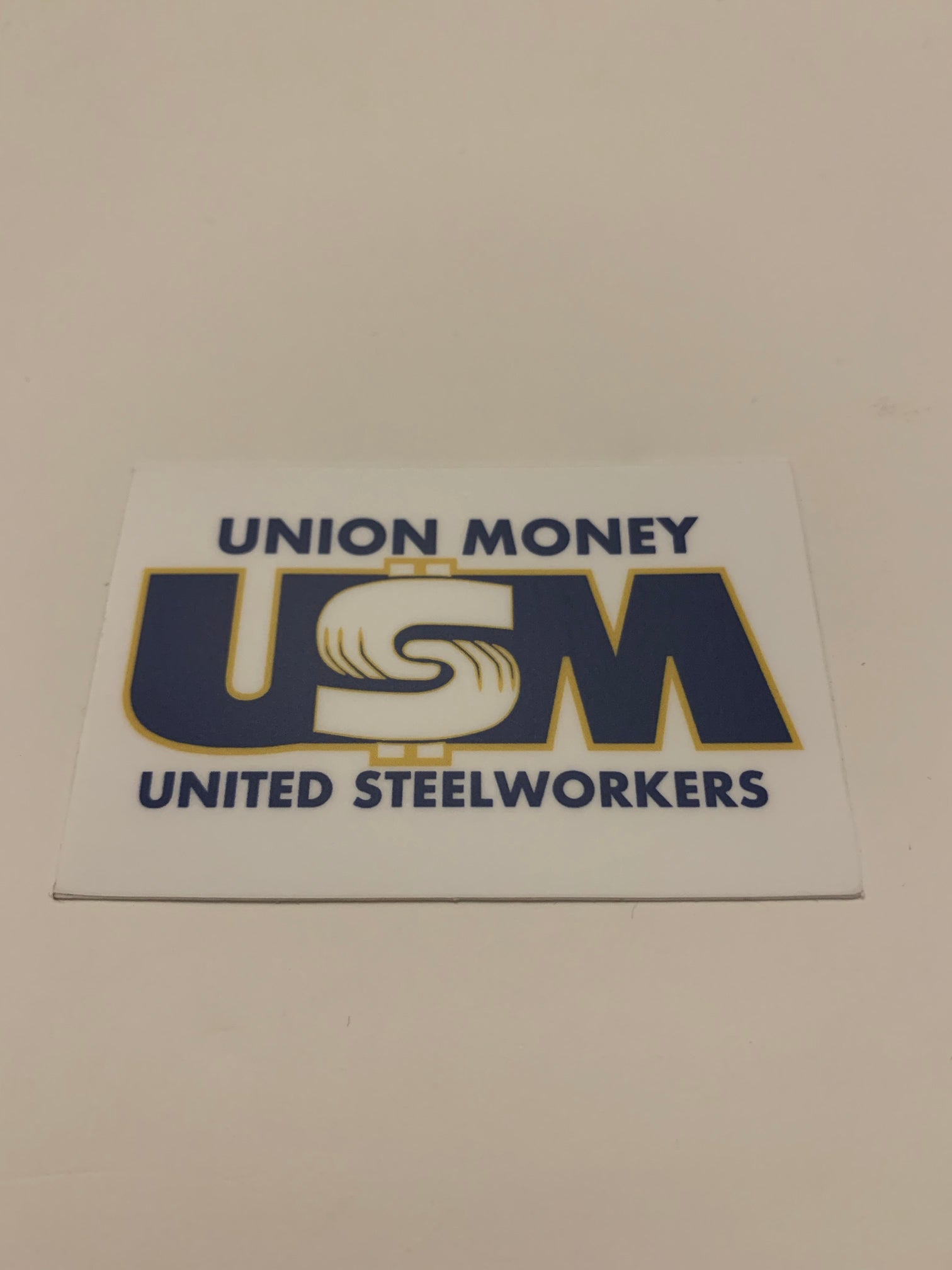 *United SteelWorkers Sticker – UNION MONEY CO