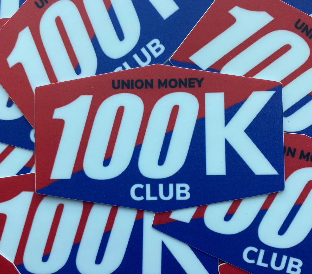 100k Club - Sticker – UNION MONEY CO